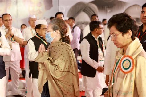 Congress On Twitter कांग्रेस के 85वें अधिवेशन में Cpp चेयरपर्सन श्रीमती सोनिया गांधी जी का