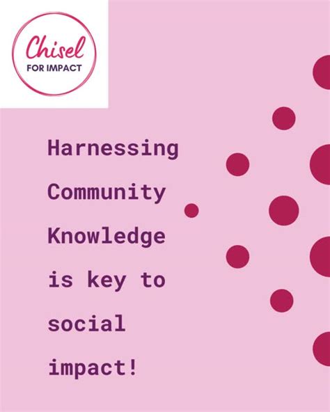 Chisel For Impact On Linkedin Chisel For Impact Harnesses Community