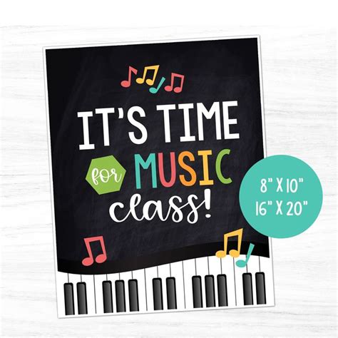 Music Teacher Decor Music Class Poster Welcome To The Music Room