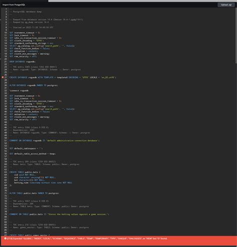 Database Creation Support Required Feature Suggestions Dbdiagram