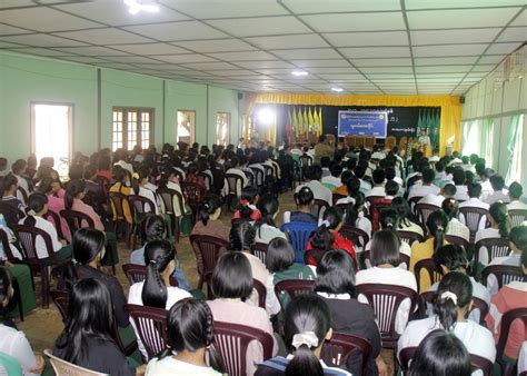 နမ့်စန်မြို့ အထကနမ့်စန်ကျောင်းတွင် လူငယ်စကားဝိုင်း ဆွေးနွေးပွဲကျင