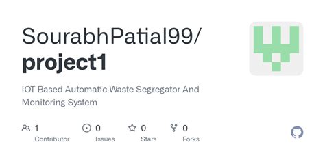 GitHub SourabhPatial Project IOT Based Automatic Waste Segregator And Monitoring System