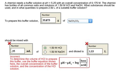 solved a chemist needs a buffer solution at ph 5 25 with an