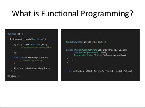 Functional Programming Programming Function Expressions
