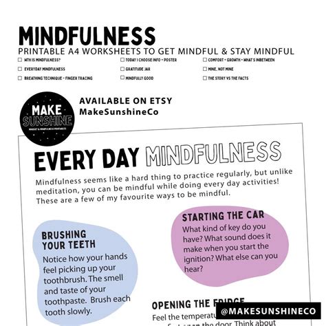 Mindfulness For Dummies Cheat Sheet At Gladys Kestner Blog