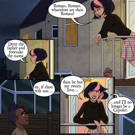 Romeo And Juliet Balcony Scene Cartoon