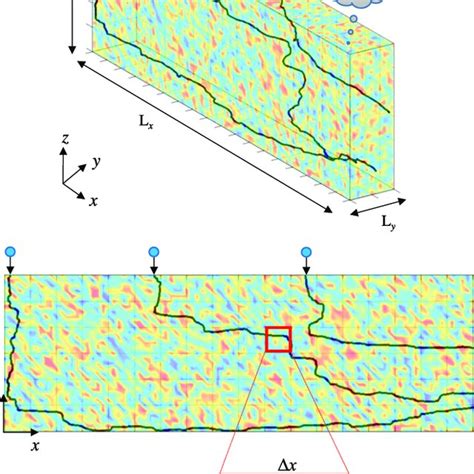 Schematic Of The Particle Tracking Approach A A Hypothetical Domain