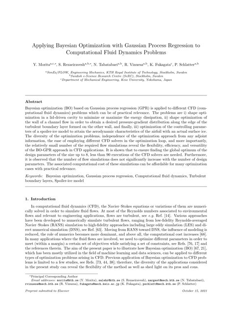 Pdf Applying Bayesian Optimization With Gaussian Process Regression