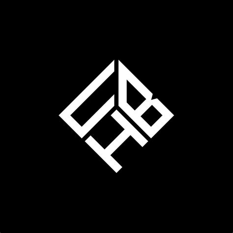 Uhb Letter Logo Design On Black Background Uhb Creative Initials