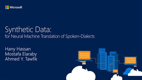 Synthetic Data For Neural Machine Translation Of Spoken Dialects Ppt