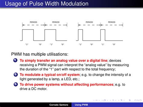 Pulse Width Modulation Signal Generation With Mcus Ppt
