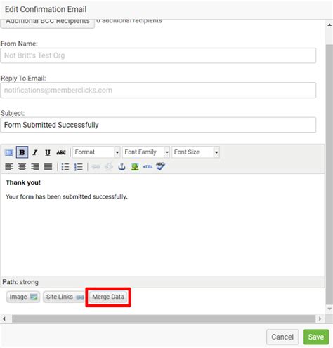 Using The Merge Data Tool MC Professional