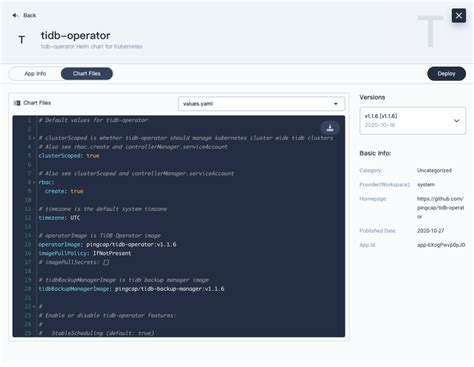 Tutorial Deploy Tidb On Kubesphere From Scratch