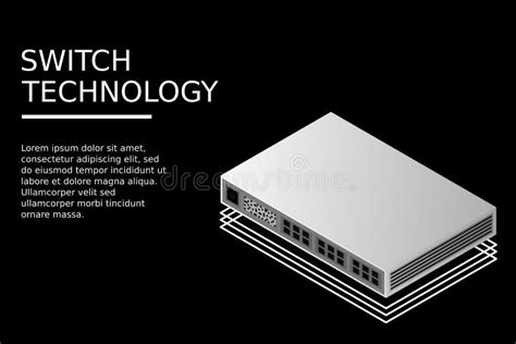 Ethernet Switch Isometric Stock Illustrations 344 Ethernet Switch Isometric Stock