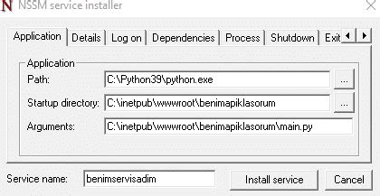 python fastapi windows deploy iis İbrahim Halil KANKAYA