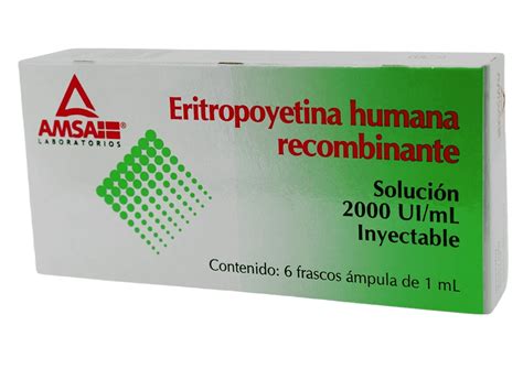 Eritropoyetina Humana Solución 2000uiml Con 6 Amsa — Wecare Pharma