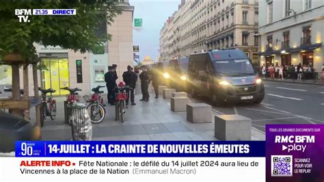 14 Juillet Deux Sections De La Crs 8 Déployées à Lyon