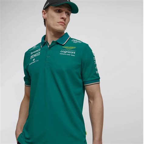 애스턴 마틴 14 알론소 드라이버 2023 F1 레이싱 팀 모터 스포츠 폴로 셔츠 자동차 팬 그린 퇴색하지 마세요 통기성 Aliexpress