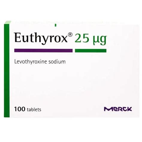 Euthyrox 25mg Tabs 100s Pharmacy One