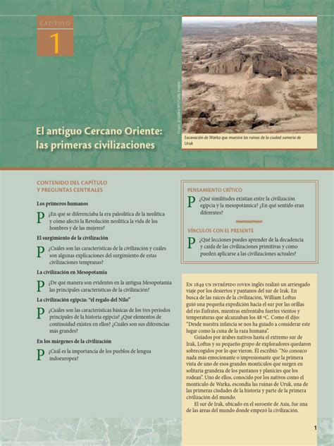 El Antiguo Cercano Oriente Pdf Humano Neolítico