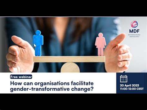 Webinar How Can Organisations Facilitate Gender Transformative Change YouTube