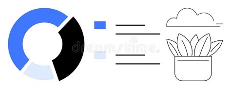 Data Visualization With Pie Chart And Nature Inspired Design Connection