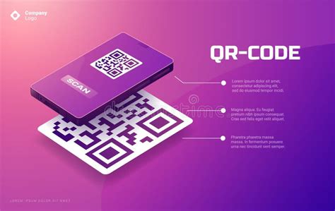 Qr Code On Phone Scan Me Coding For Mobile App Payment Isometric Smartphone Mock Up With