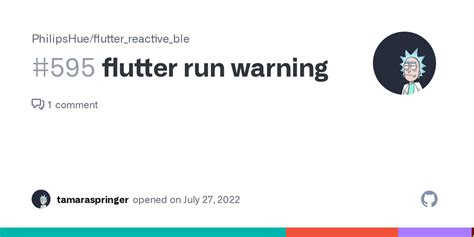 Flutter Run Warning Issue PhilipsHue Flutter Reactive Ble GitHub