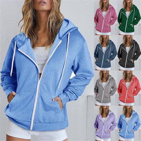 Anuirheih Winter Hoodies For Women Thickened And Warm Long Sleeve