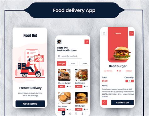 App Napp Design Nburger Nfood App Nfood Nsnack Nfood Delivery App Nui Design Nui Ux 2