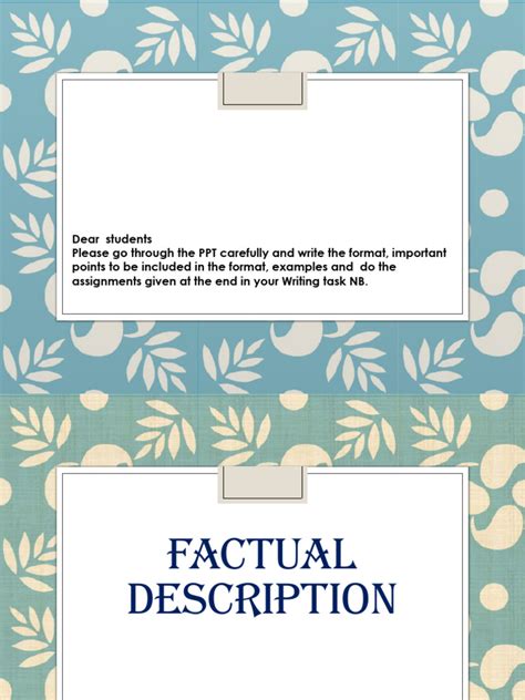 Factual Description Pdf Watch Libraries Factual Description Pdf Watch Libraries