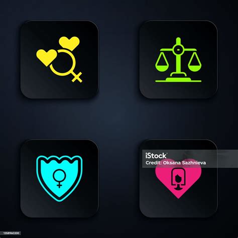 여성 여성 성별 성별 방패 평등으로 마음을 설정합니다 검은 색 사각형 버튼 벡터 0명에 대한 스톡 벡터 아트 및 기타 이미지 0명 3월 8 Istock