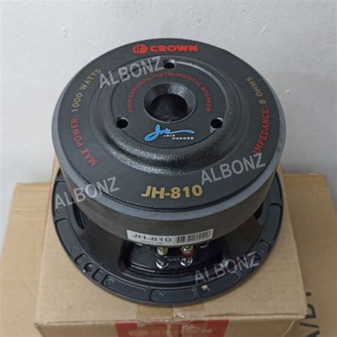 Crown Jh 810 1000watts Dual Magnet Jack Hammer Series Instrumental