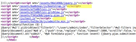 Javascript How Can I Register My Js Code In A Yii2 Project After