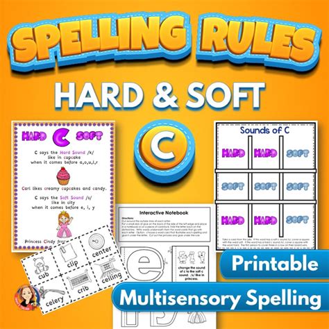 Spelling Rules Hard And Soft C Activities Made By Teachers