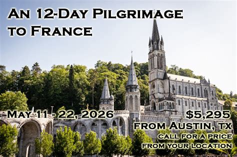 Available Catholic Pilgrimages 2026 Tours