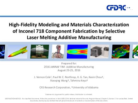 Pdf High Fidelity Modeling And Materials Characterization Of Inconel 718 Component Fabrication