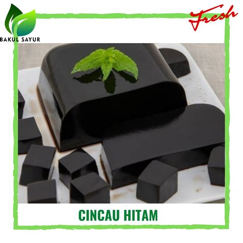Cincau Black Fresh Cut Ice Mixed Material Fresh Vegetable Jakarta