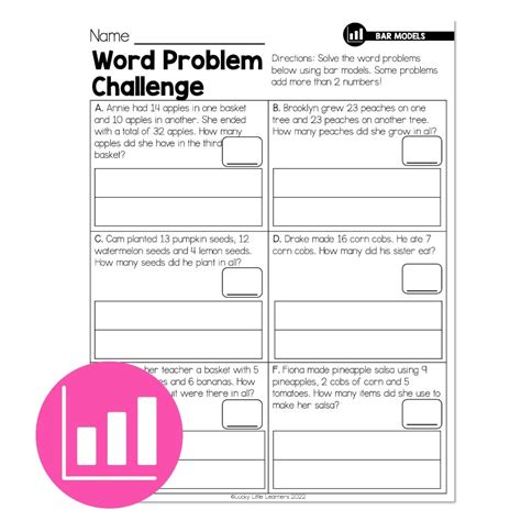 Free Bar Model Math Worksheet Download Free Bar Model Math Worksheet