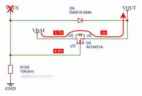 转载：外置usb和锂电池 双电源切换电路 经典电路 usb vbat csdn博客