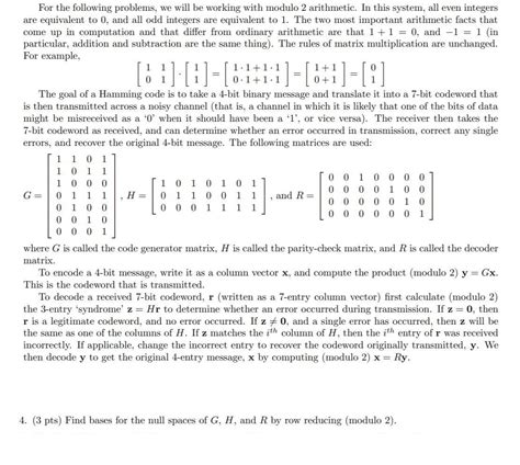 Solved For The Following Problems We Will Be Working With