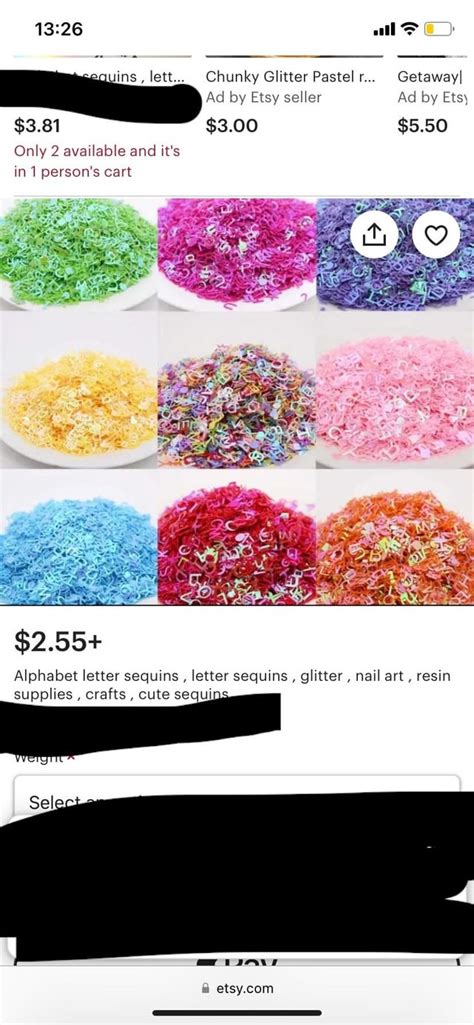 Small Numerical Sequins Glitter R Helpmefind