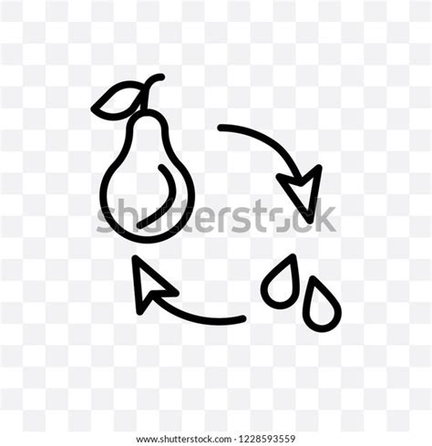 Crop Rotation Vector Linear Icon Isolated Stock Vector Royalty Free