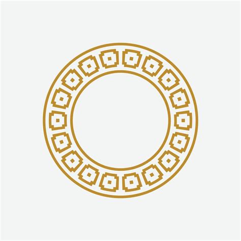 Modern Ornamental Circle Frame Border Decorative Pattern 41282280 Vector Art At Vecteezy