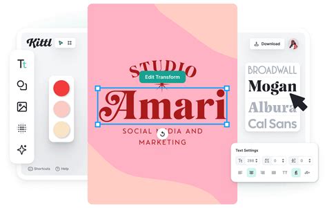 Create Text Logo With Transpa Background
