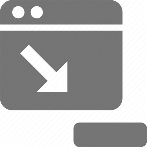 Application Minimize Window Icon