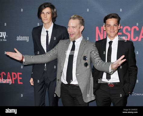 L R Dylan Brosnan Sean Brosnan And Paris Brosnan Arrives At The No