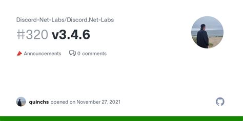 v3 4 6 · discord net labs discord labs · discussion 320 · github