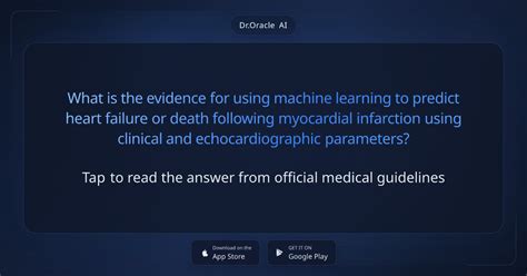 What Is The Evidence For Using Machine Learning To Predict Heart