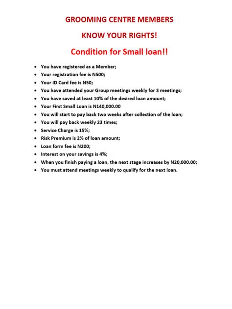 Know Your Rights English Rsmart Biz Pdf Loans Interest